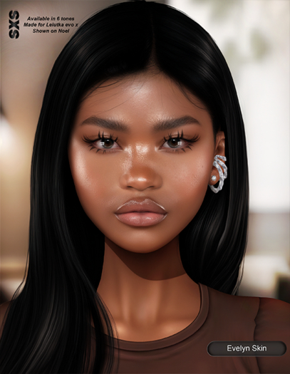 Second Life Marketplace - SXS - Evelyn Skin Velour - Praline